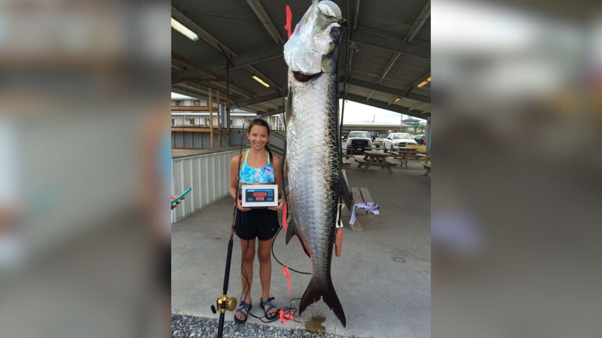 Louisiana Teen Hooks 188-Pound Tarpon: Could This Be A New World Record?