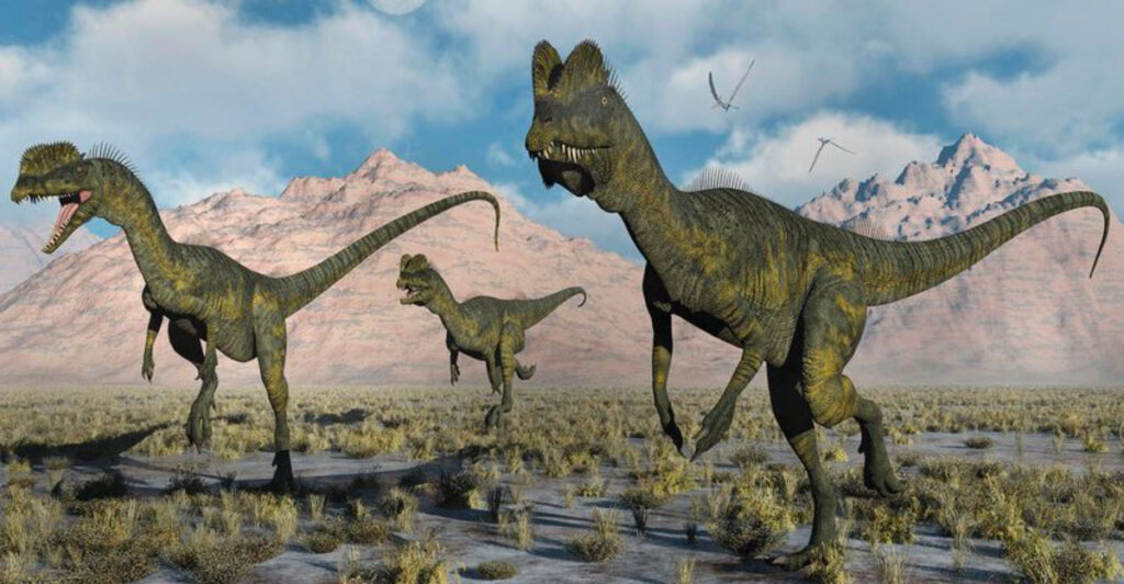 Meet The Real Dilophosaurus, The Double-Crested Predator Hollywood Got ...